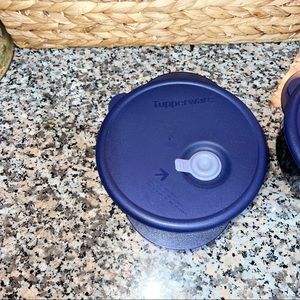 Tupperware | Kitchen | Tupperware Set Of Two Crystal Wave Microwaveable ...